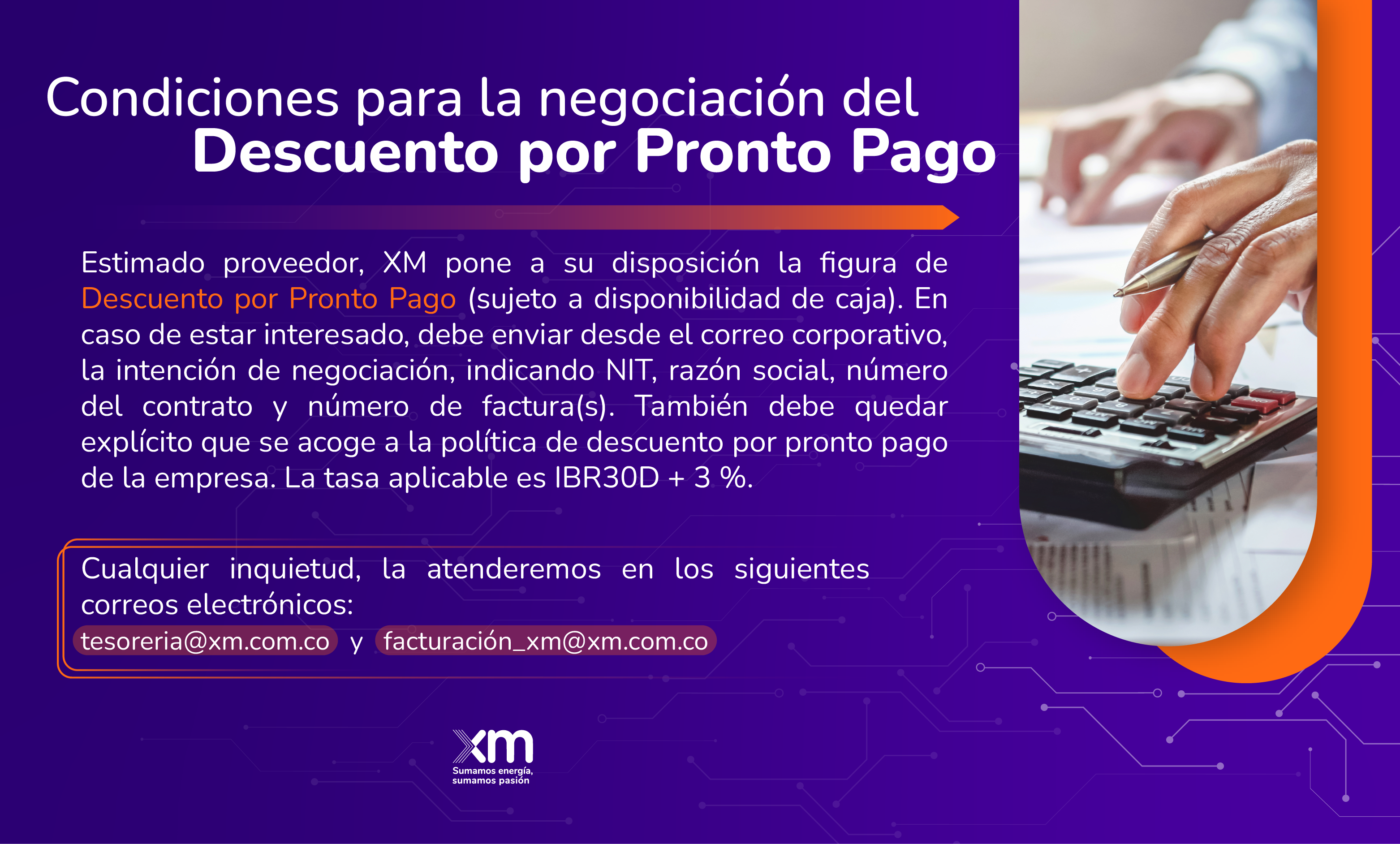 Política de descuento por pronto pago